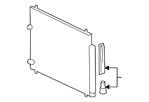 2008-2015 Scion xB Condenser Assembly 88450-12300 | Toyota Parts Center