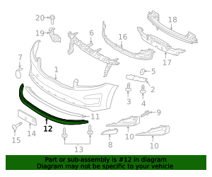 86525-A9NA0 - Lower Deflector 2019-2021 Kia Sedona | Kia.Parts Store