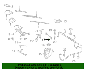 123-869-01-72 - Cap 1987-2003 Mercedes-Benz | Mercedes-Benz USA Parts