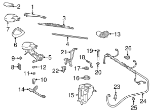 123-869-01-72 - Cap 1987-2003 Mercedes-Benz | Mercedes-Benz USA Parts