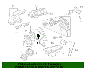 Genuine Toyota Idler Pulley part# 13505-74011 for 1987-2001 Toyota ...