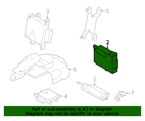 84051AN000 - 2020-2022 Subaru - Control Module | OEM Subaru Parts Center