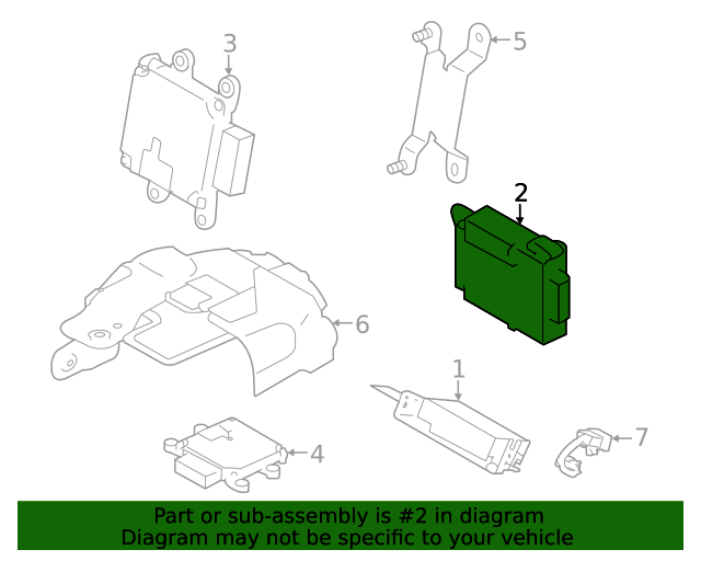 84051AN000 - Control Module 2020-2022 Subaru | Subaru Direct Wholesale