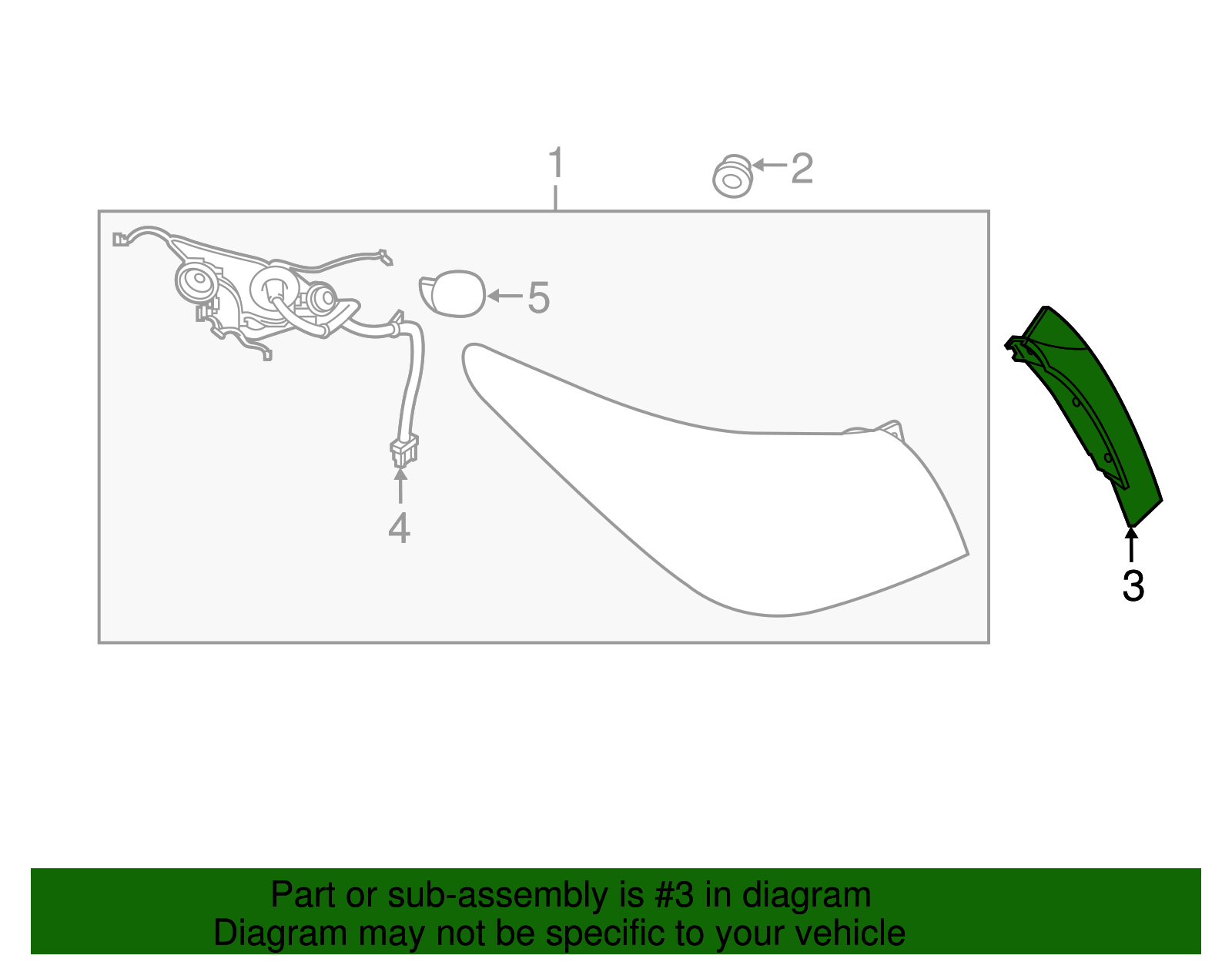2018-2020 Infiniti Q50 Side Cover 26557-6HH0A | Infiniti OEM Parts Online