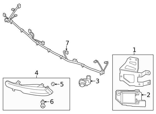 92406-S9000 - Reflector 2020-2022 Kia Telluride | Genuine Kia Parts