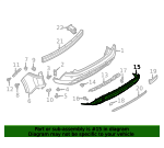 85084-6RR0C - Lower Molding 2021-2023 Nissan Rogue | Nissan Wholesale ...