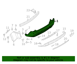 2021 Nissan Rogue Bumper Cover 850B0-6RA0B | Nissan Parts Store