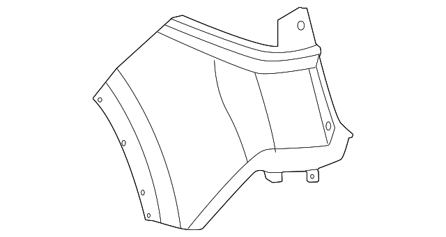 Fascia Rear Bumper Right-hand 85016-6RA4H | TascaParts.com