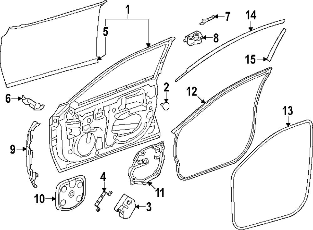 2023-2025 Toyota Access Cover 67832-30490 | Toyota Parts Center