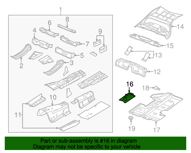 2011-2023 Mopar Torque Box Shield - Passenger Side (RH) 68089434AD ...