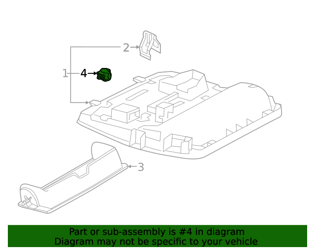 2017-2023 Land Rover Discovery Bin Latch LR094245 | JaguarParts.com