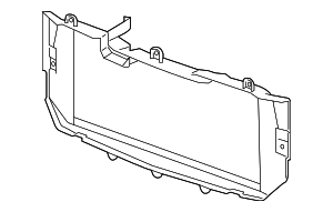2016 Chevrolet Silverado 1500 Front Grille Baffle 84073557 GM ...