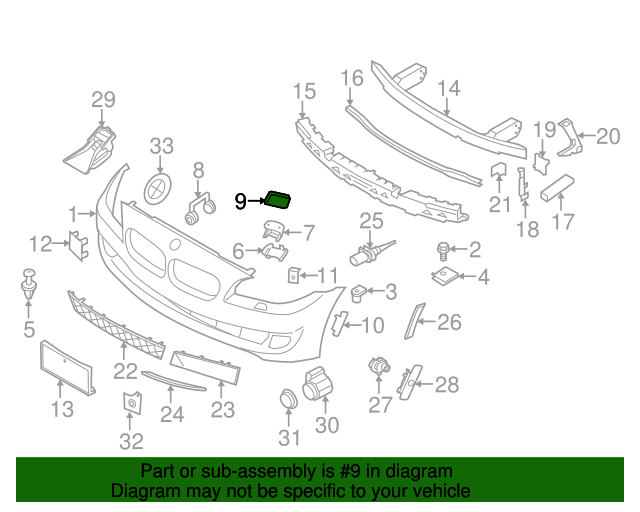 51117332683 - 2014-2016 BMW Cover (51-11-7-332-683) | BMW of South ...