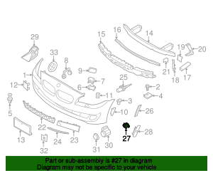 66539240352 - 2008-2020 BMW Lane Departure System Camera (66-53-9-240 ...