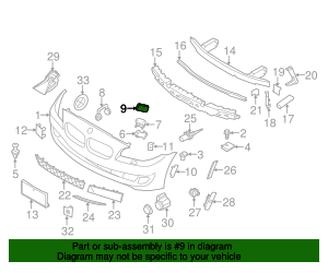51117332683 - 2014-2016 BMW Cover (51-11-7-332-683) | BMW of South ...