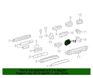 2016-2019 Toyota Switch 84751-47070 | Toyota Parts Center