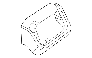 167-680-76-03-8U03 - Console Cup Holder Bezel 2020-2023 Mercedes-Benz ...