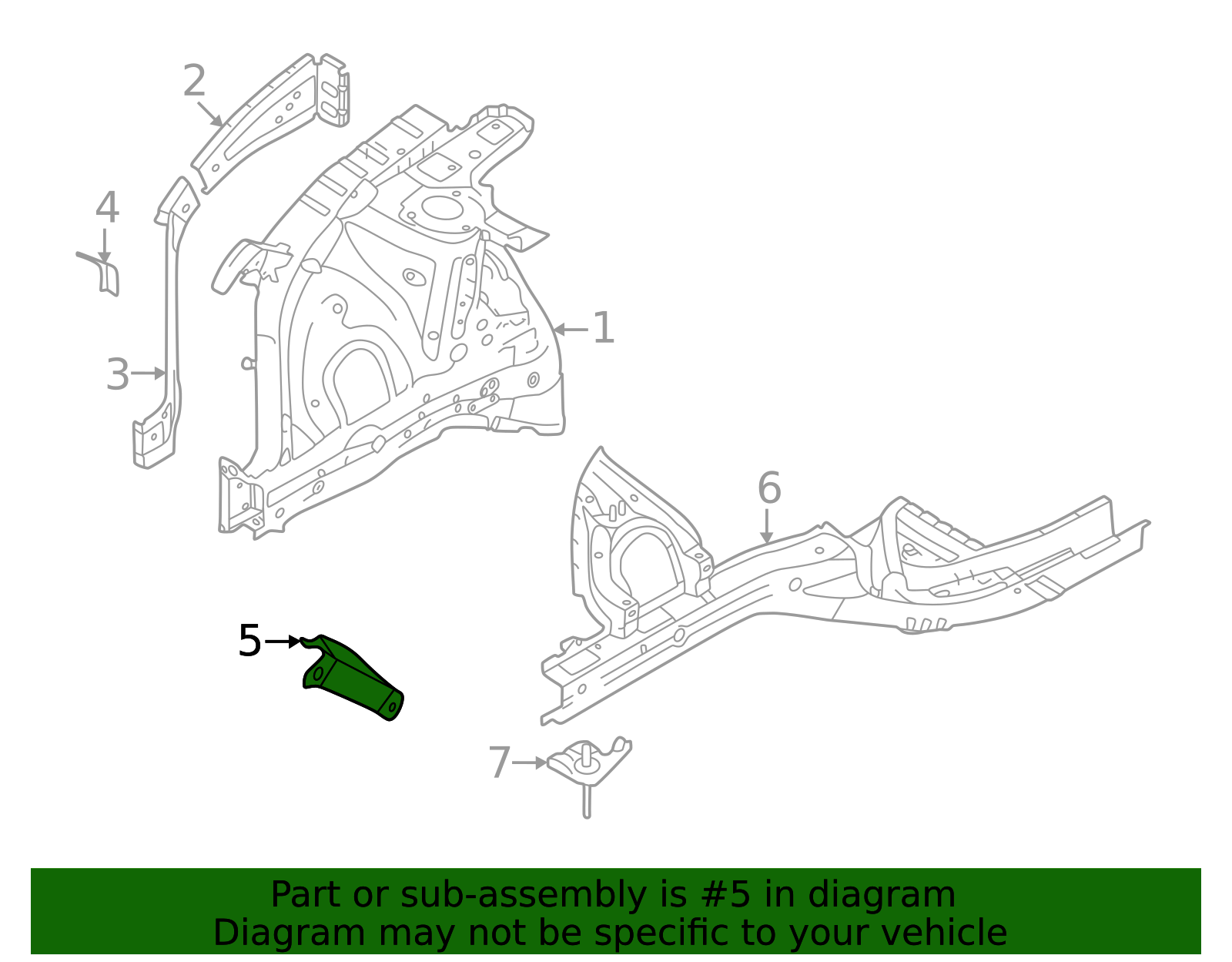 64587-N9000 - Fender Bracket 2022-2024 Hyundai Tucson | AutoNation Parts