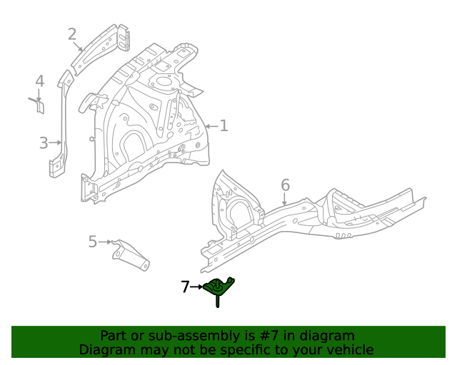 2021-2022 Hyundai Rail Assembly Extension 64651-P2000 | OEM Parts Online