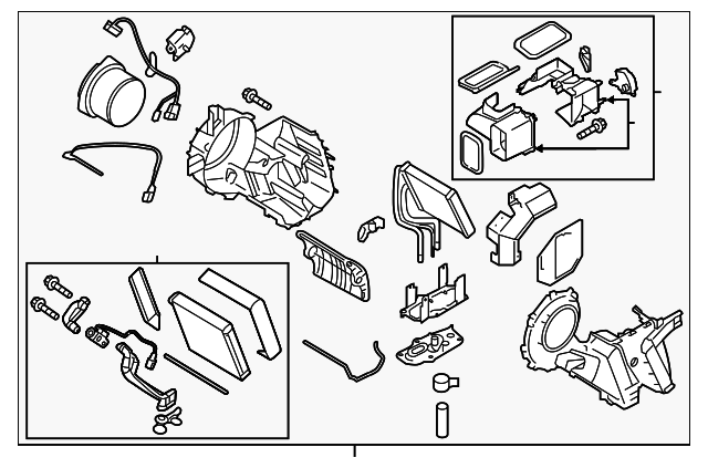 2011-2017 Infiniti AC & Heater Assembly 27401-1LA1A | INFINITI OF WEST ...