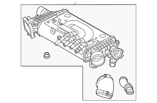 LR150067 - Inter-Cooler - 2019-2023 Land Rover | Land Rover Parts Now