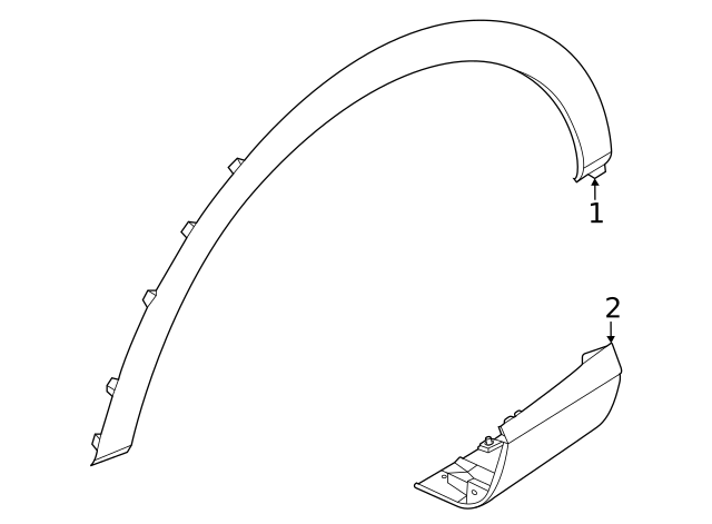 Hyundai - 87711-T6000 - Garnish Assembly Fndr Side Left-hand - 2021 ...