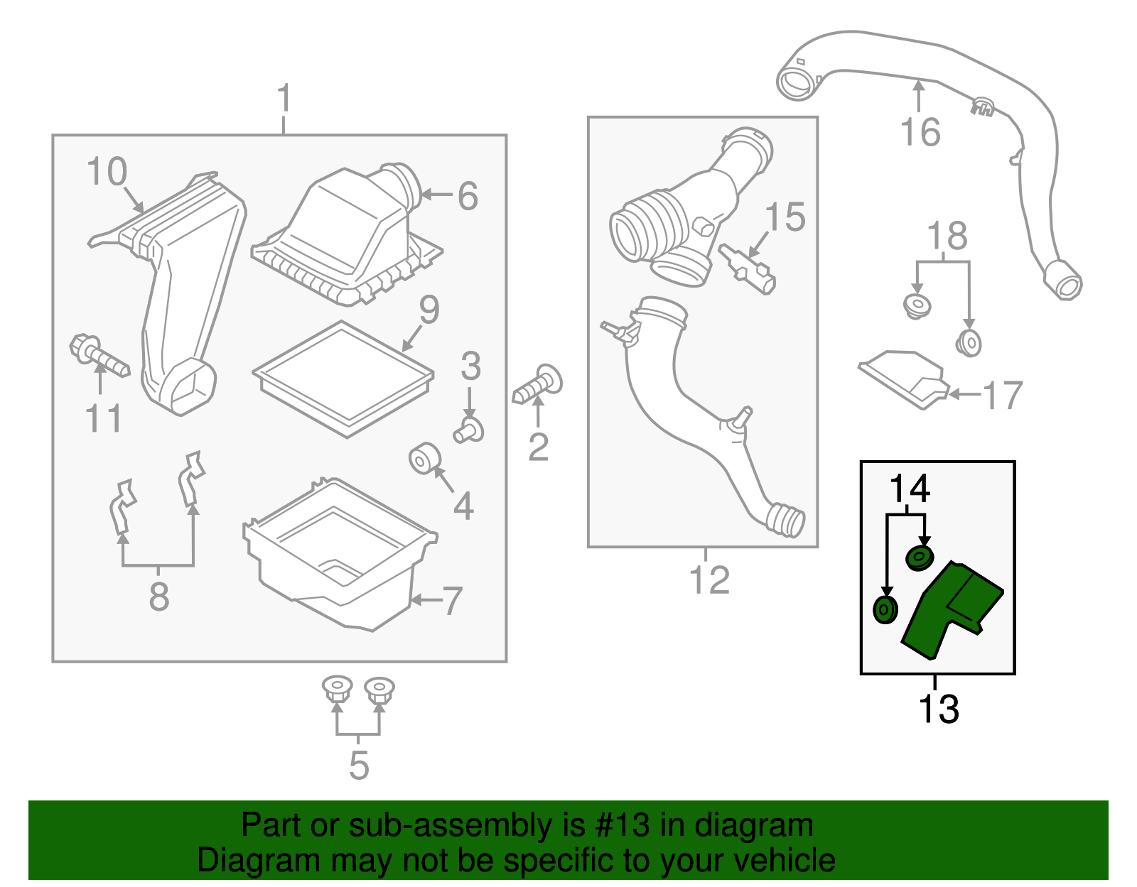 ML3Z-9647-B - Inlet Tube Mount Bracket 2021-2024 Ford | Big 3 Auto Parts