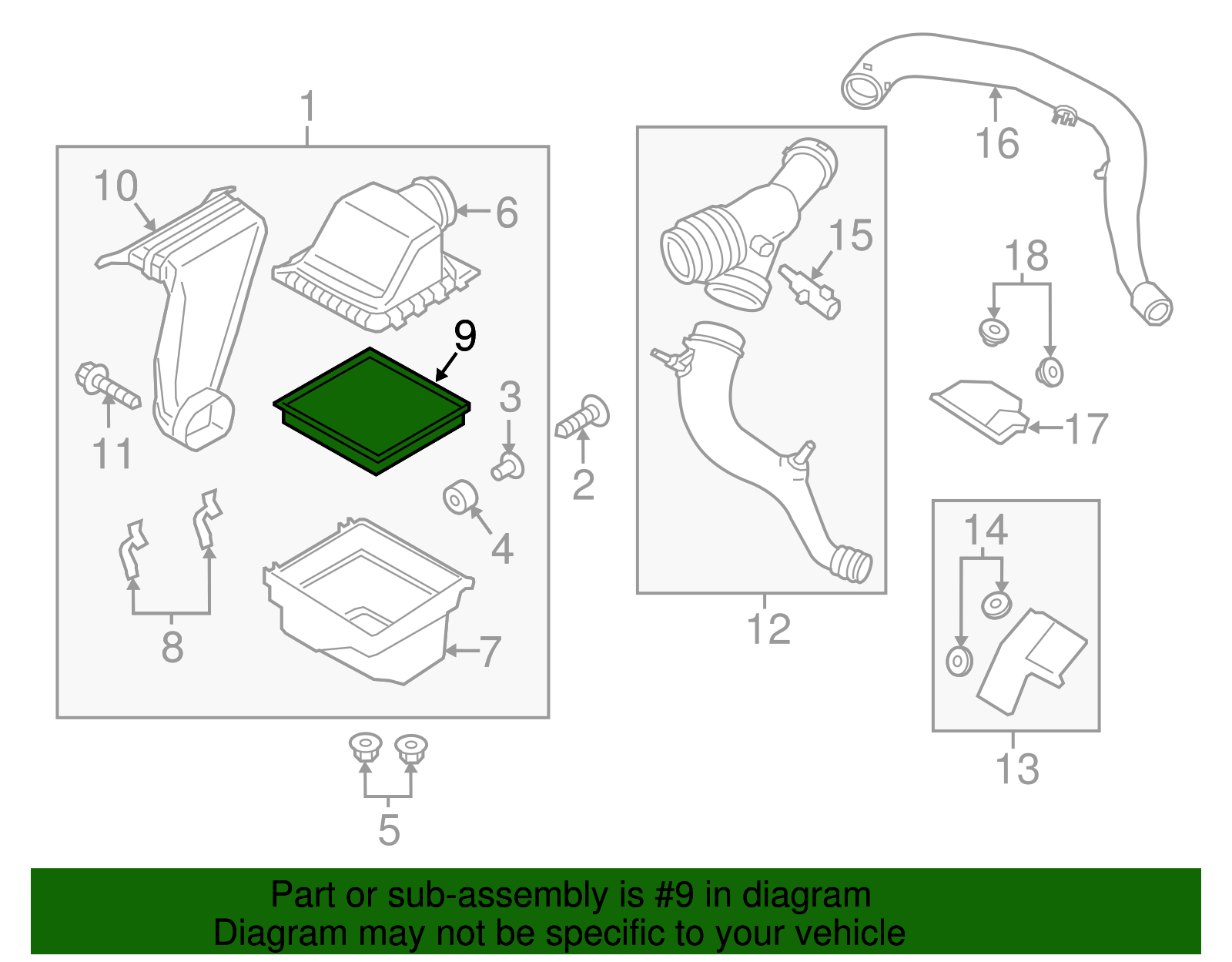 2007-2025 Ford Motorcraft™ Air Filter FA-1883 | Varsity Ford