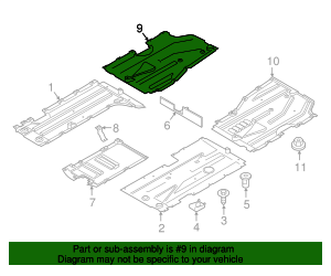 51-75-7-213-674 - Rear Cover - 2011-2017 BMW X3 | BMWPartsHub