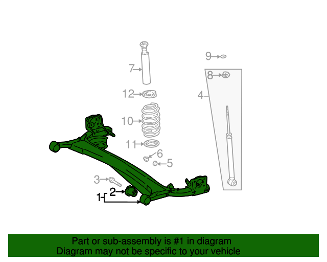 42110-52160 - Axle Assembly - 2004-2006 Scion xB | Sparks Parts