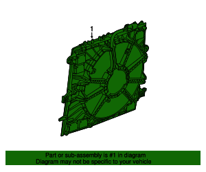 2016-2020 GM Engine Cooling Fan 84790788 | NewGMParts.com