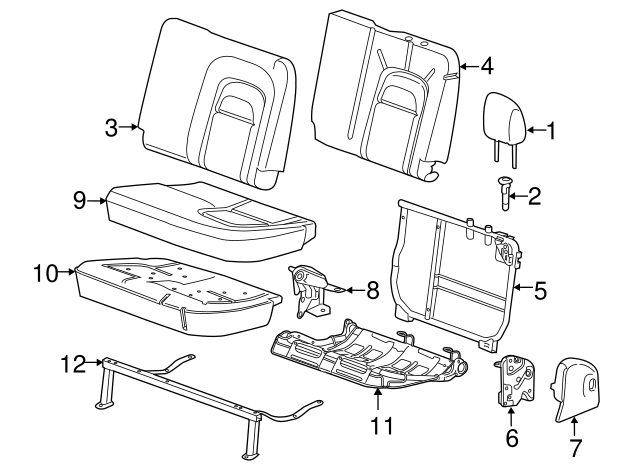 22931829 - Seat Frame Bracket - 2015-2021 GM | Findlay Auto Parts