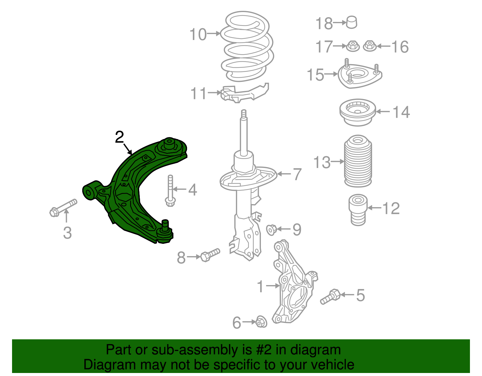 Arm(R) Lower D10E-34-300C | Retail Performance Auto Parts