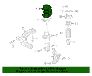 D10G-34-011B - Coil Spring 2016-2021 Mazda CX-3 | AutoNationParts.com