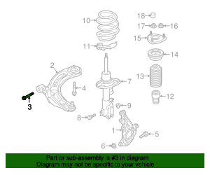 2016-2020 Mazda OEM NEW 2016-2019 Mazda 3 CX3 Lower Control Arm Damper ...