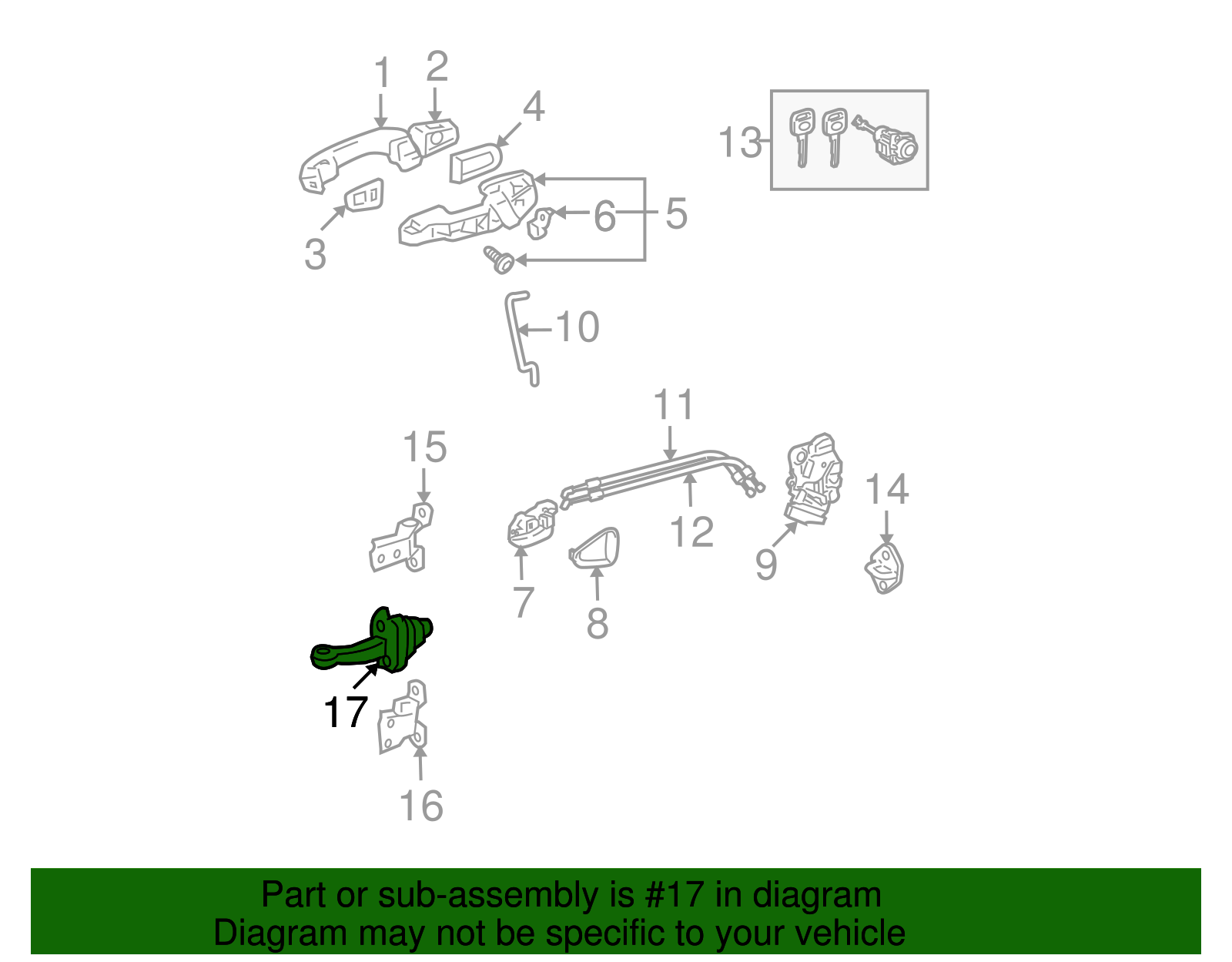 Genuine Toyota Check Strap part# 68620-0R010 for 2006-2012 Toyota RAV4 ...