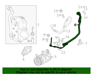 64539496581 - 2019-2021 BMW Liquid Line (64-53-9-496-581) | BMW of ...
