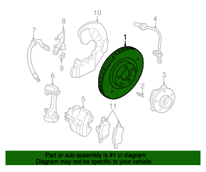 1999-2009 Volvo Disc Brake Rotor 31471827 | TascaParts.com
