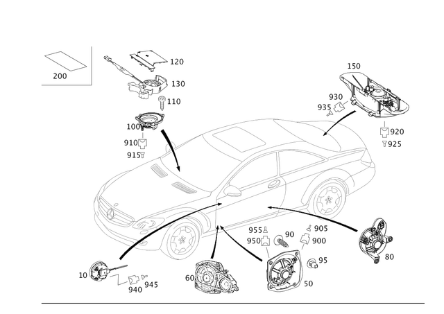 216-820-13-02 - Speaker 1998-2014 Mercedes-Benz | Mercedes-Benz USA Parts