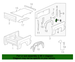 2007-2014 GM Driver Side Outer Pickup Box Panel 25871810 | QuirkParts