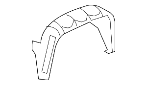 2007-2014 Chevrolet Driver Side Truck Bed Wheel Housing Panel 25795063 ...