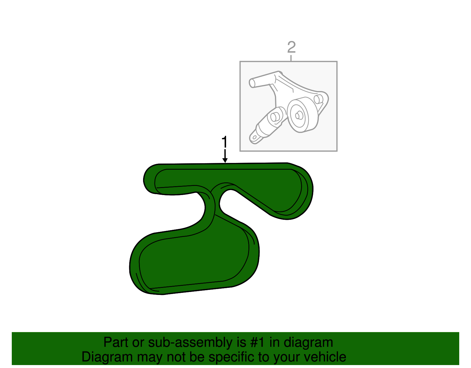 90916-A2011 - Serpentine Belt 2007-2015 Toyota | Group 1 Auto Parts