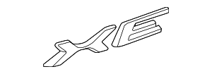2017-2020 Jaguar XE Deck Lid Emblem T4N29029 | JaguarParts.com