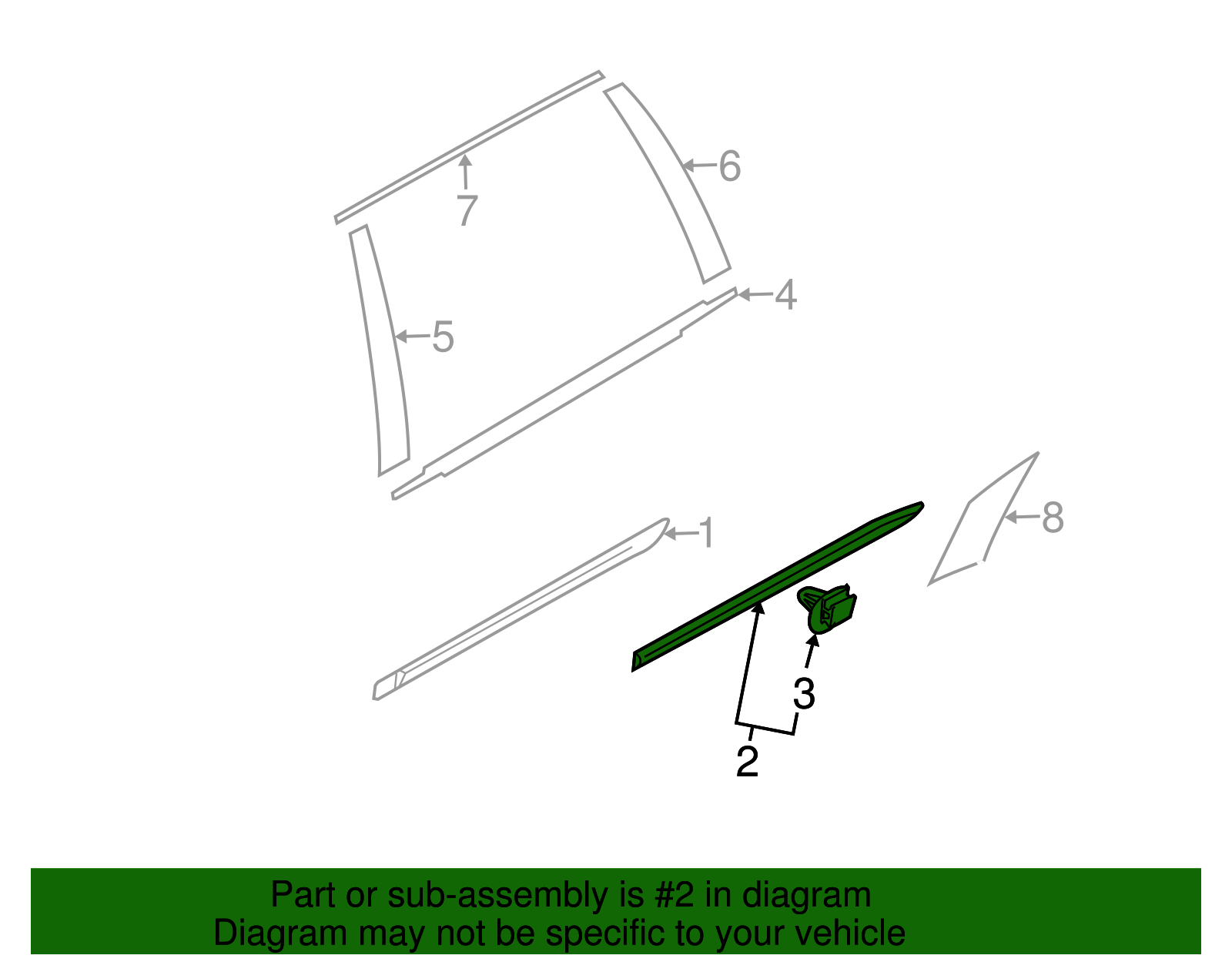 39823058 - Lower Molding - 2013 2014 Volvo XC90 | Volvo OEM Parts Direct
