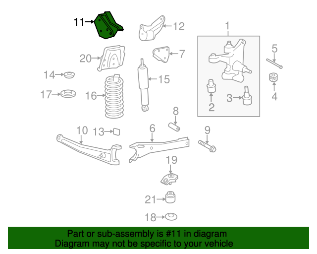 2008-2022 Ford Axle Beam Pivot Bracket 7C3Z-3B178-A | OEM Parts Online