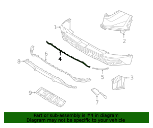 86699-N9000 - Strip 2022-2024 Hyundai Tucson | AutoNation Parts