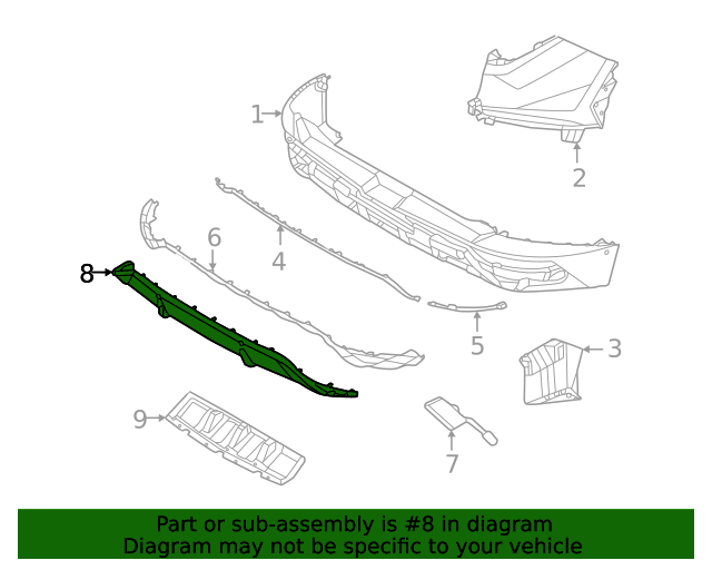 86670-N9060 - Skid Plate 2022-2024 Hyundai Tucson | AutoNation Parts