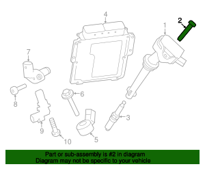 Genuine Ignition Coil Screw for 2013-2023 Land Rover | Land Rover Part ...