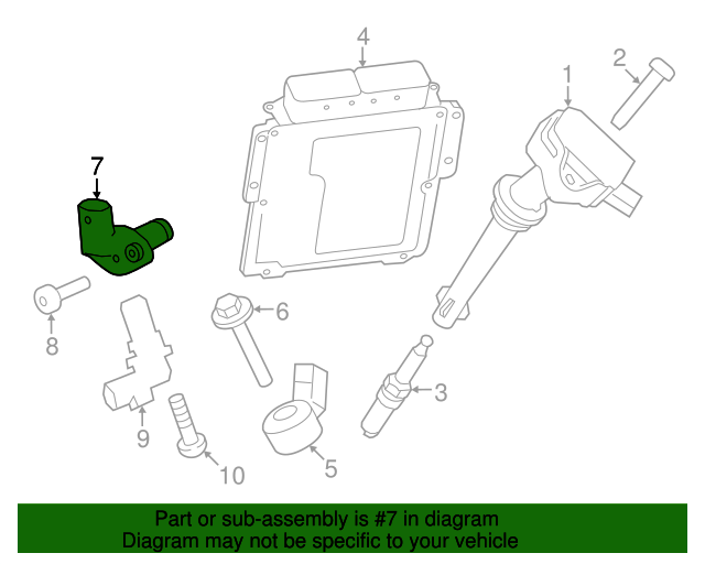 LR014372 - Camshaft Position Sensor - 2008-2020 Land-Rover | Land Rover ...