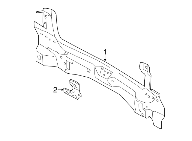 41002993101 - 2013-2015 BMW X1 Rear Body Panel (41-00-2-993-101) | BMW ...